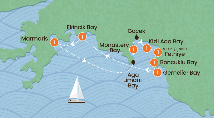 Tour | Turkey: Sail & Swim 2026 | Topdeck | TSTFF6